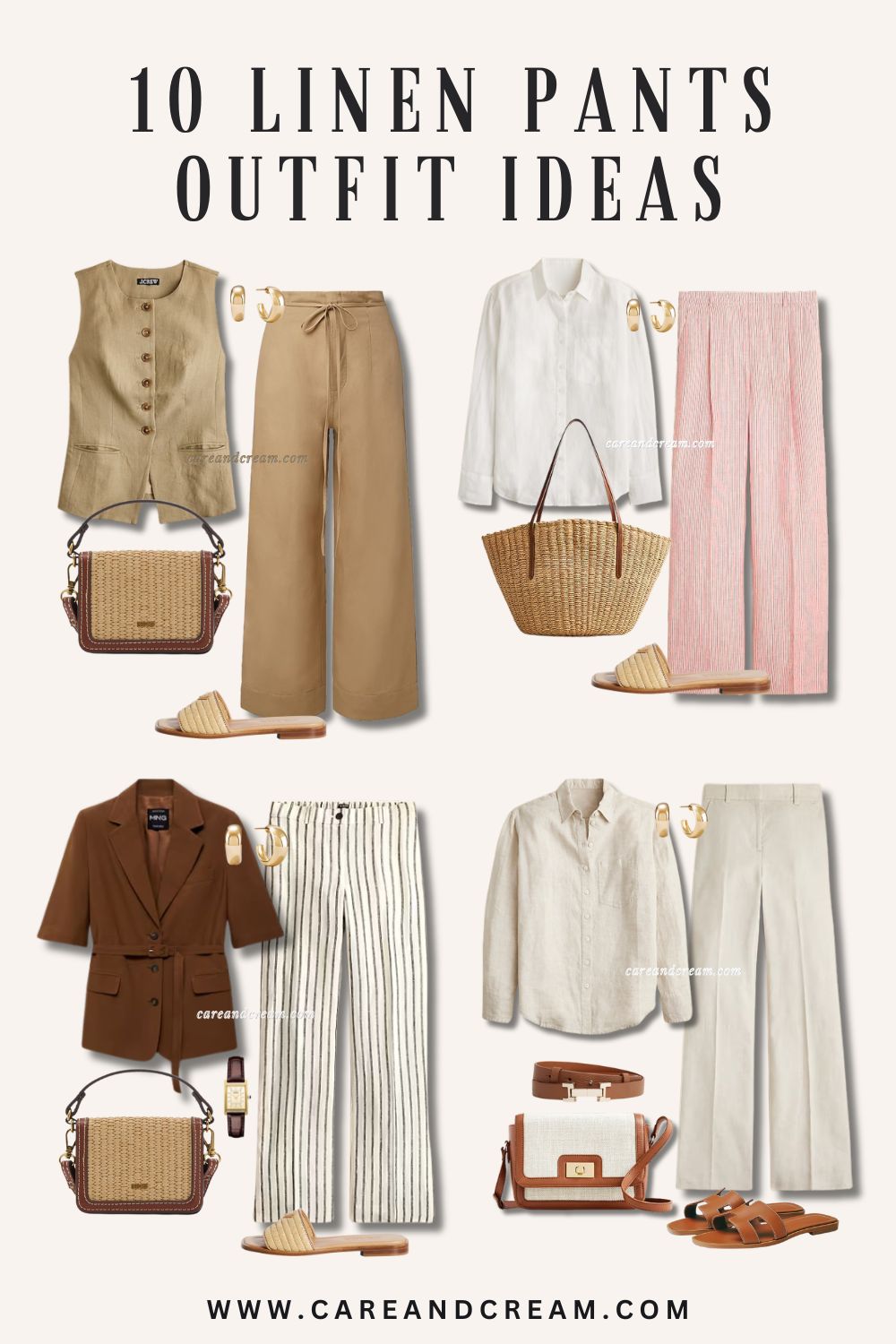 10 Linen Pants Outfit Ideas That Look So Chic